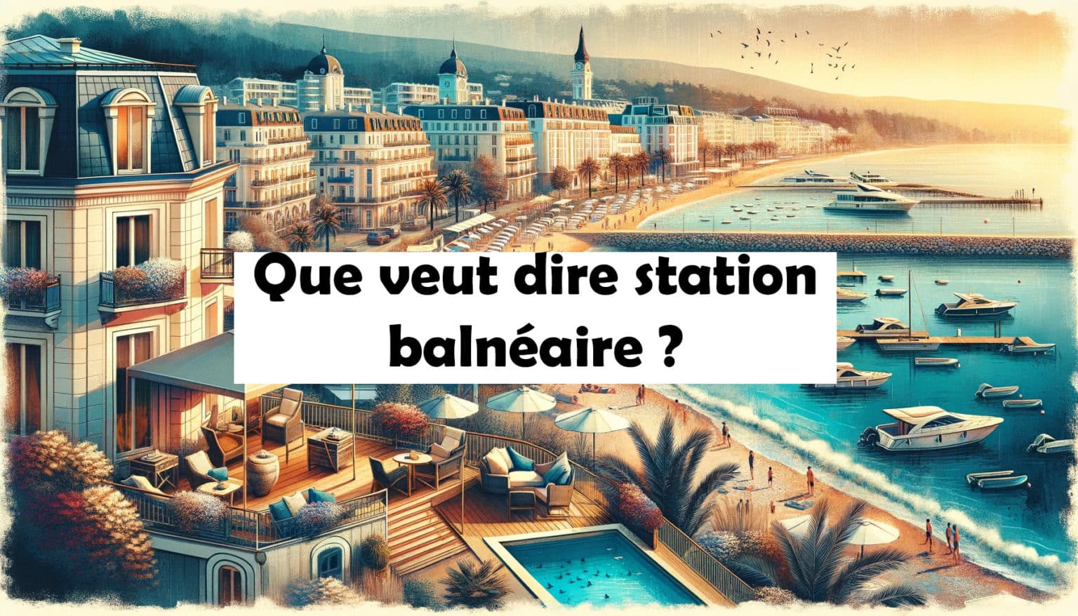 Station balnéaire → Définition, histoire & exemples | Que veut dire