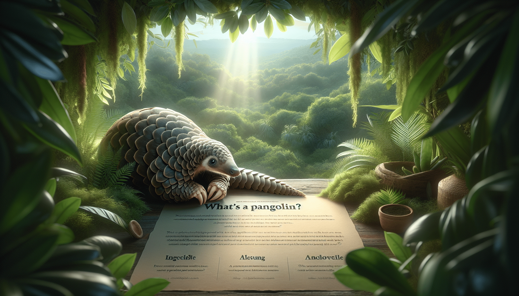 Pangolin : le mystère de l'armure vivante