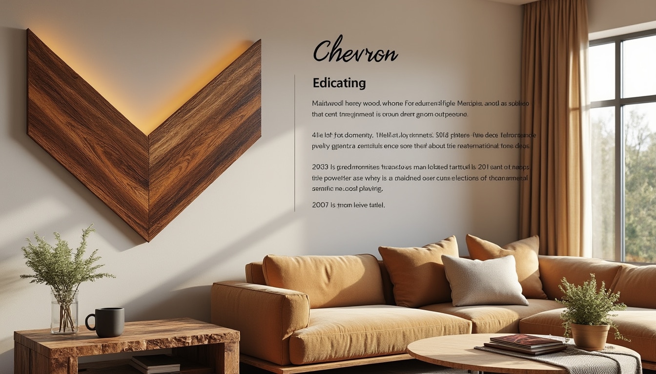 Chevron Bois : Définition & usages en construction | Que veut dire