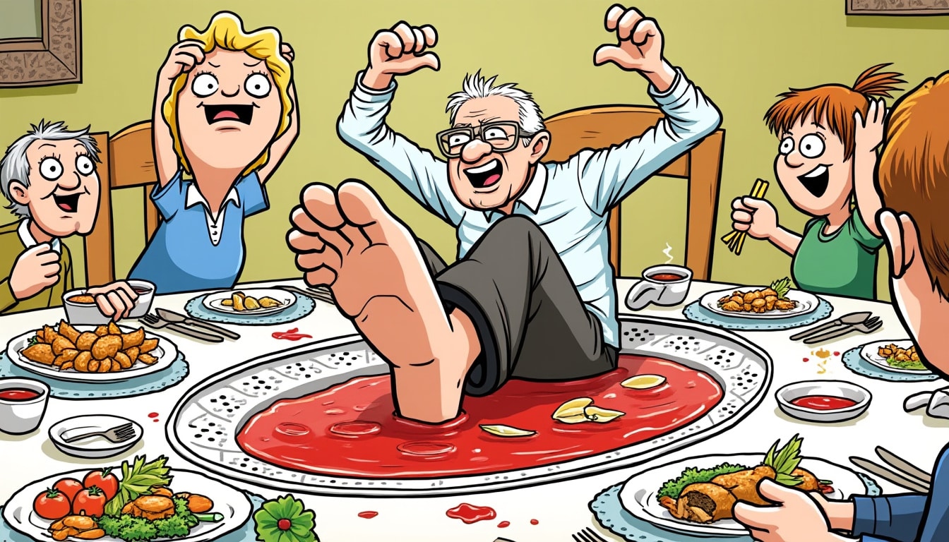 Mettre les pieds dans le plat : décryptage d'une expression