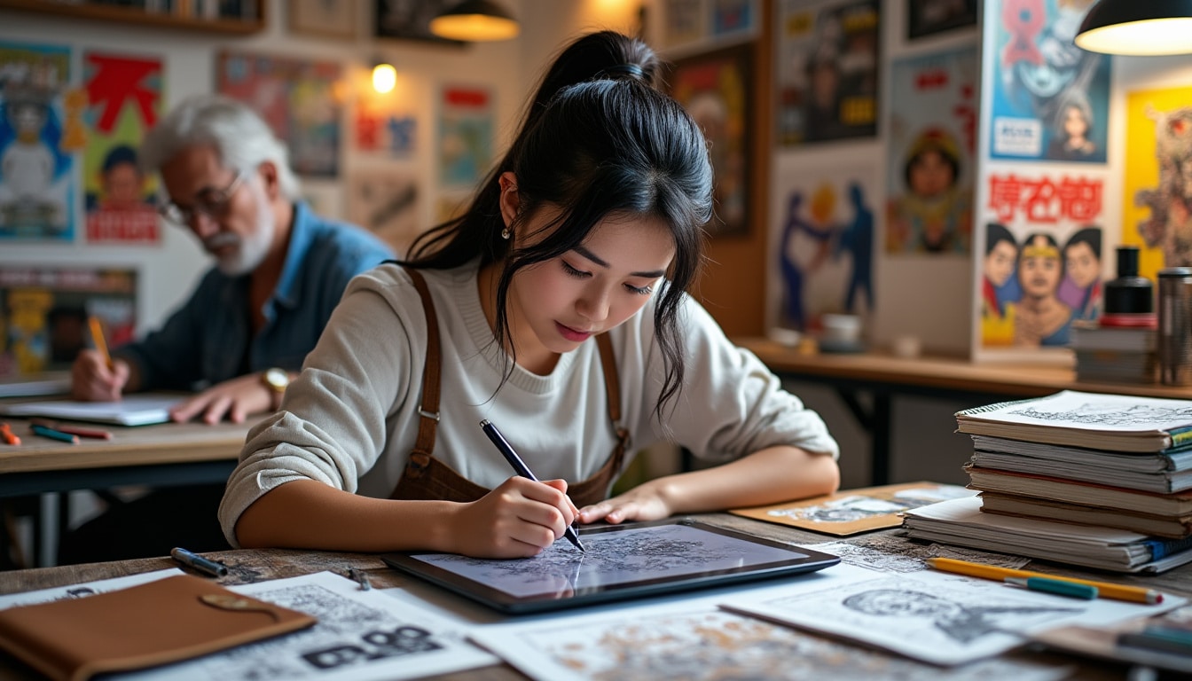 Le dessin manga : plonger dans un univers captivant